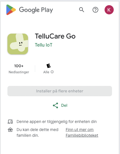 Installasjon og konfigurasjon av TelluCare Go