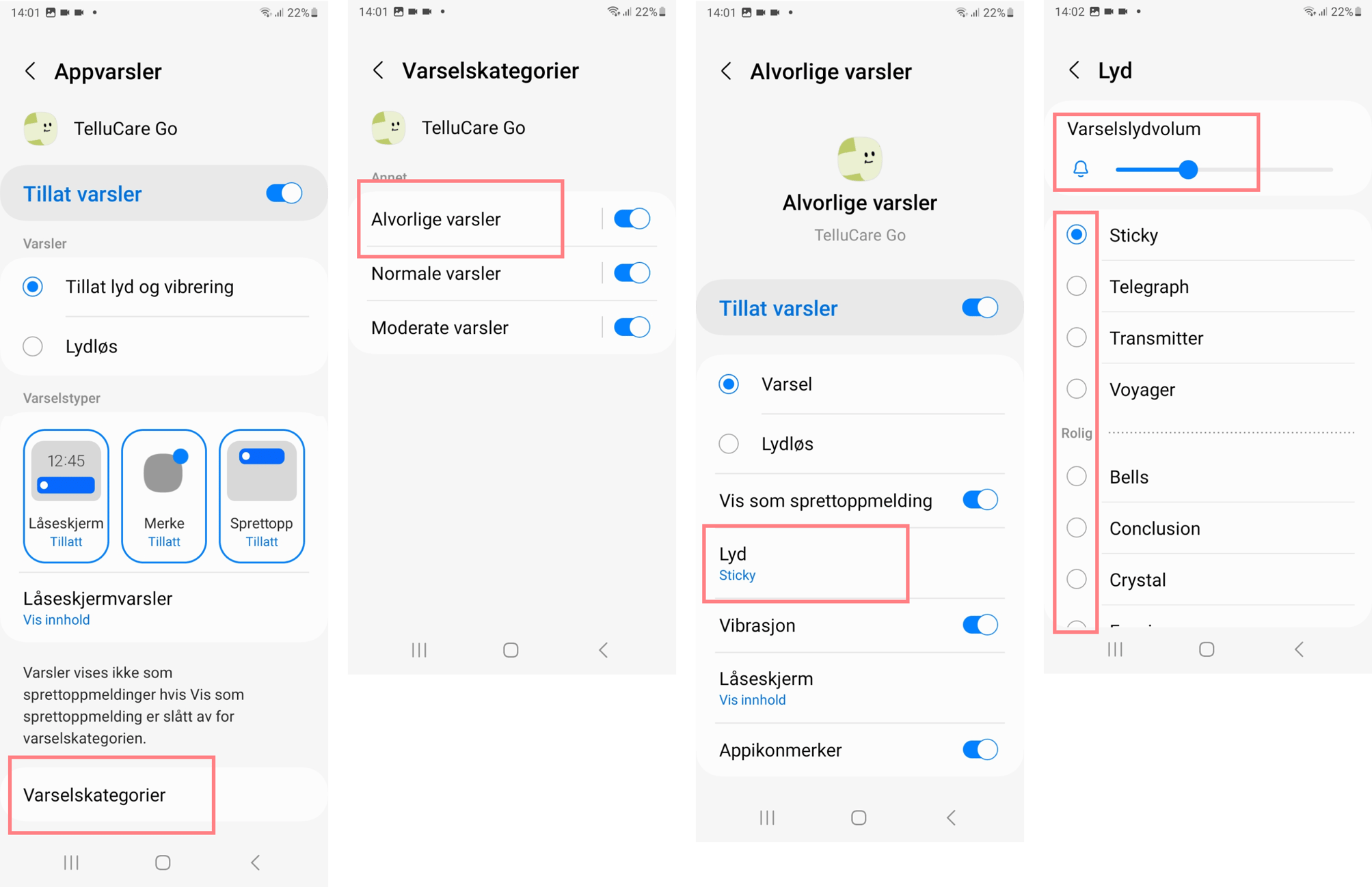 Installasjon og konfigurasjon av TelluCare Go